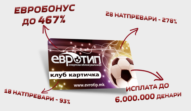 Евротип | Спортски обложувалници